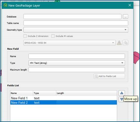 QGIS – Reorder Fields in New GeoPackage – ARKANCE UK Community