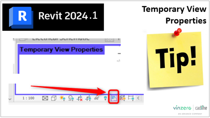 Revit 2024 Tip – Temporary View Properties – ARKANCE UK Community