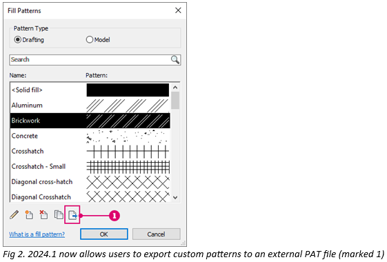 Revit 2024.1 – Export Fill Patterns to PAT Format – ARKANCE UK Community