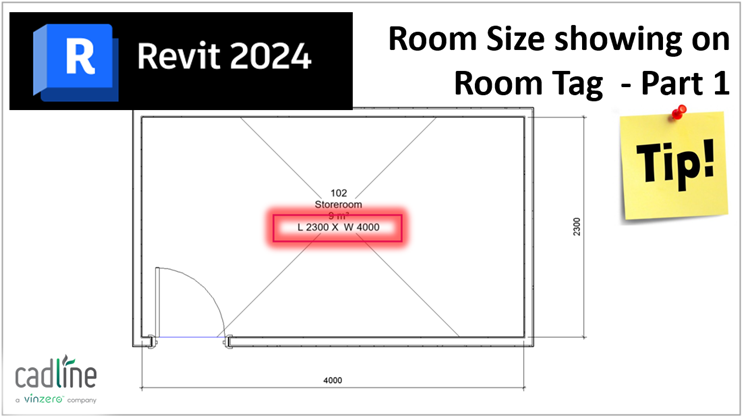 Revit 2024 – Room Dimensions on Tag tip – Part 1 – ARKANCE UK Community