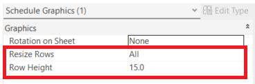 Revit 2024 – Resize All Schedule Rows Height – ARKANCE UK Community