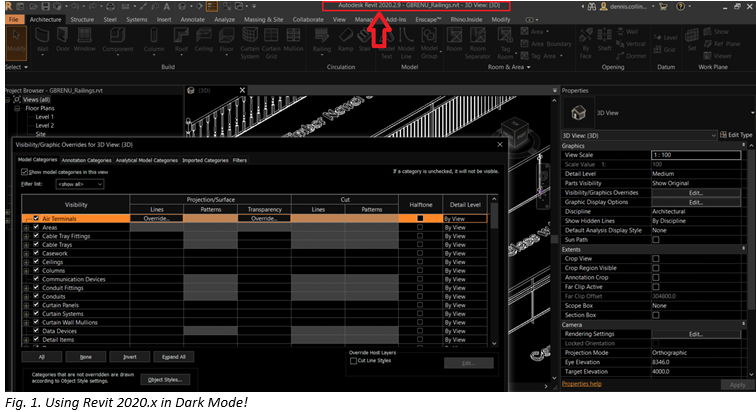 Revit Tip – Dark Mode Tip for Legacy Revit Products 2023 and earlier ...