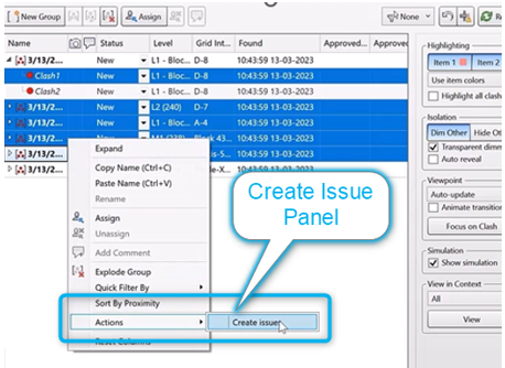 Navisworks 2024 – Batch Issue Creation – ARKANCE UK Community