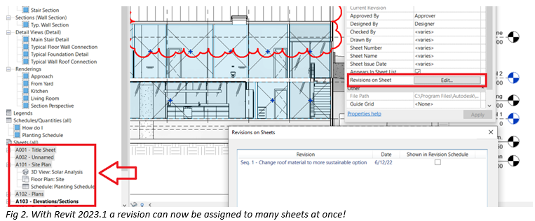 Revit 2023.1 Update – Edit Revisions on multiple sheets – ARKANCE UK Community