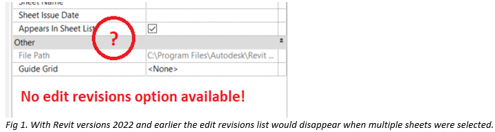 Revit 2023.1 Update – Edit Revisions on multiple sheets – ARKANCE UK Community