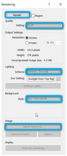 Revit Avoid Greyed Out Render Settings Arkance Uk Community