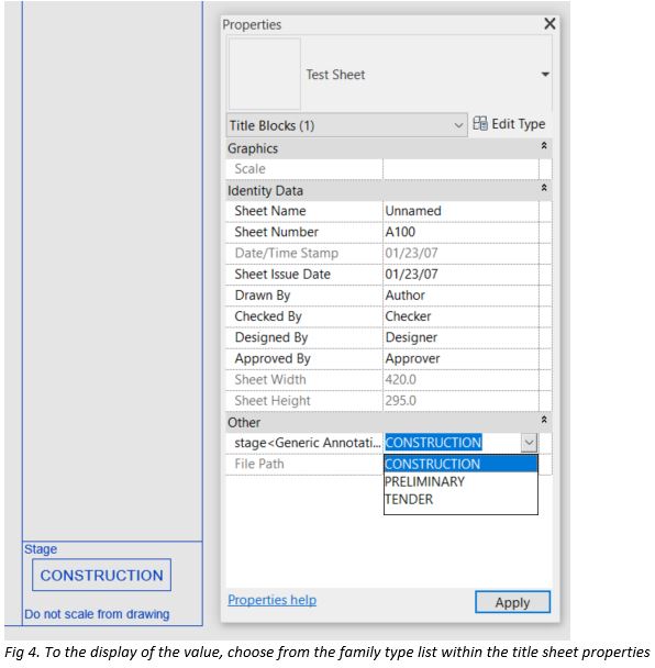Revit Tip – Drop-down lists in Revit Title Sheet Families – ARKANCE UK Community