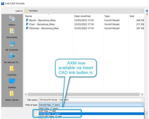 FormIt 2023 – Using Link CAD – ARKANCE UK Community