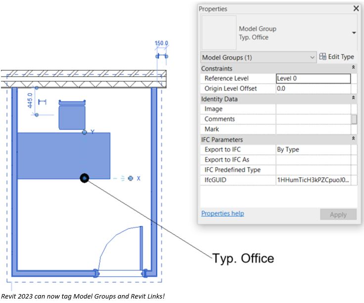 What new things do we see in Revit 2023? – Ability to Tag Groups and ...