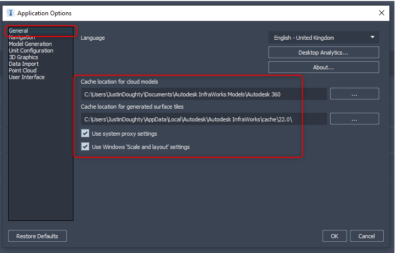 Infraworks 2022 Unable To Open Model Arkance Uk Community