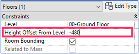 Revit 2022 - Base Offset to Cover Floor Slab Edge – ARKANCE UK Community