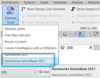 Navisworks using Switchback with Revit – ARKANCE UK Community
