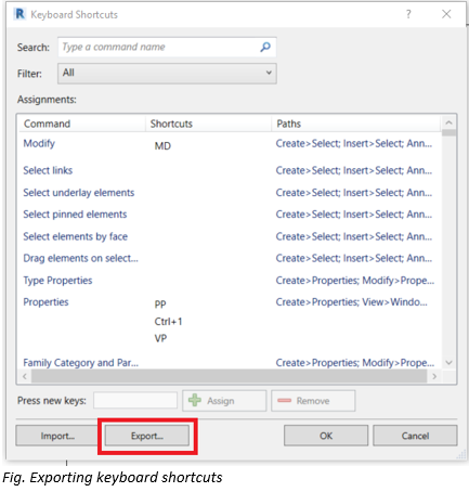 Revit 2022 Tip - Transferring Keyboard Shortcuts to other Workstations ...