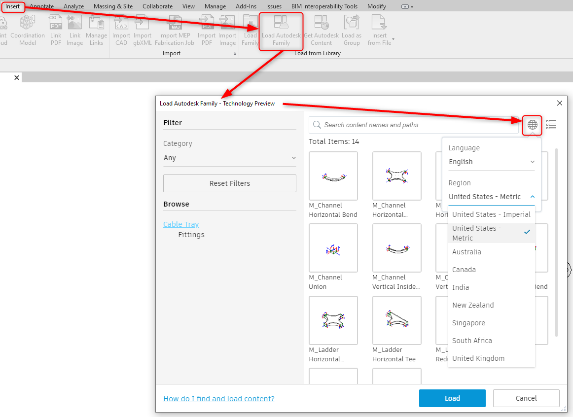 Revit 2021: Load One Family – ARKANCE UK Community