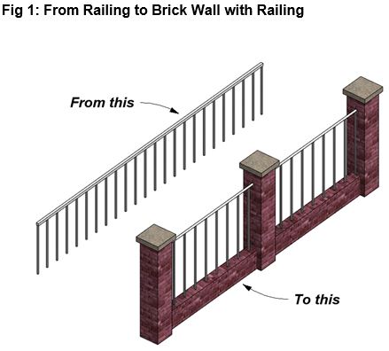 Revit 2020 – Brick Wall as Railing - Part 1 – ARKANCE UK Community