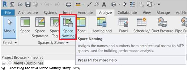 Revit MEP – Space Naming Utility working with IFC data – ARKANCE UK Community
