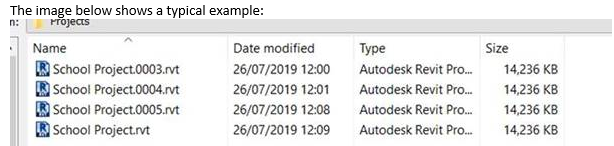 Revit - Managing Backup files for single user projects – ARKANCE UK ...