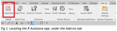 Revit – AutoSave, Add-in – ARKANCE UK Community