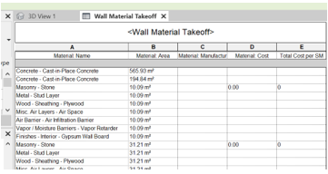 Revit - Create a Material Take-off Schedule - Part 1 – ARKANCE UK Community