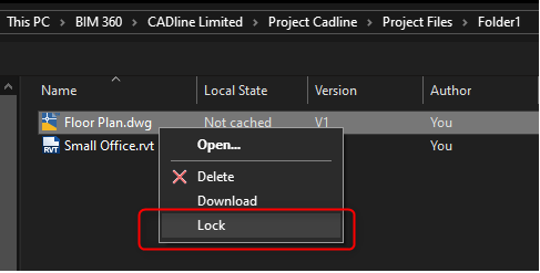 Bim 360 Desktop Connector File Locking Arkance Uk Community