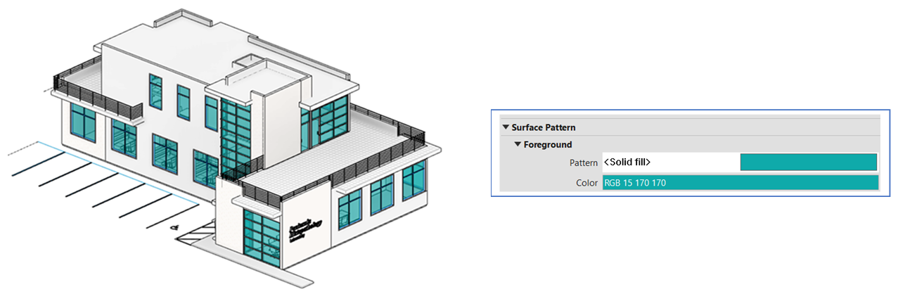 Revit 2019 – 3D Views: Hidden Line Style with Materials Accent ...