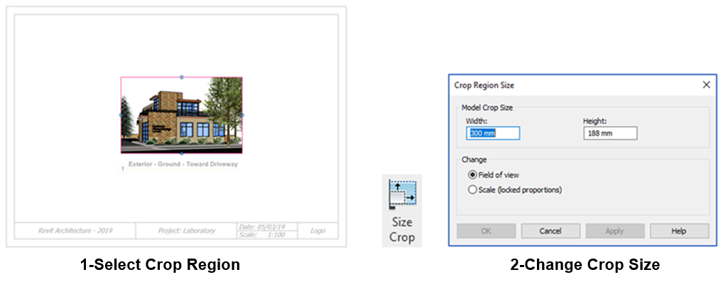 Revit 2019 – Size Crop Perspective Views – ARKANCE UK Community