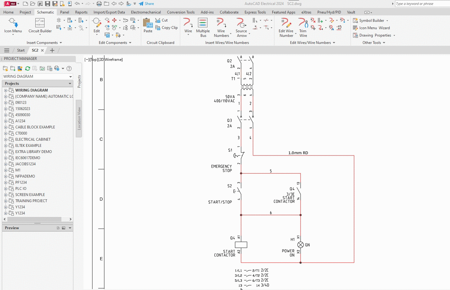 AutoCAD Electrical 2024 – Flip Wire Number/Wire Colour Gauge – ARKANCE ...