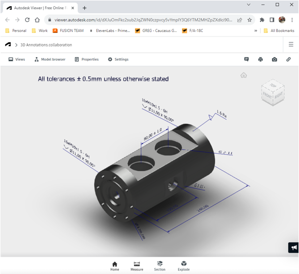Autodesk Inventor 3d Annotations Arkance Systems Uk 1621