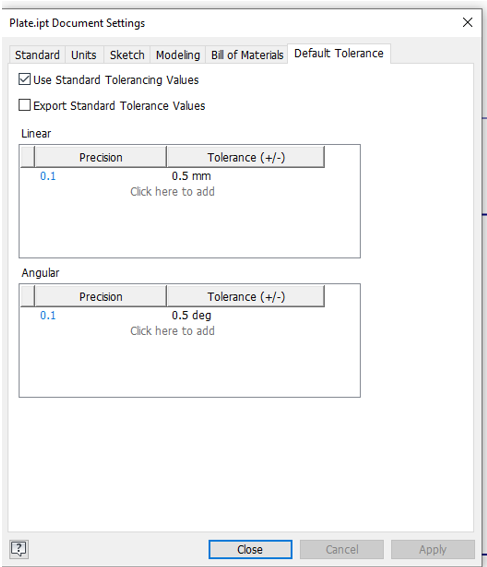 Autodesk Inventor – Dimension tolerances – ARKANCE UK Community
