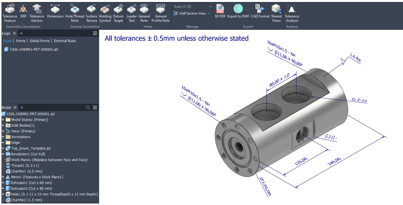 Autodesk Inventor 3d Annotations Arkance Uk Community