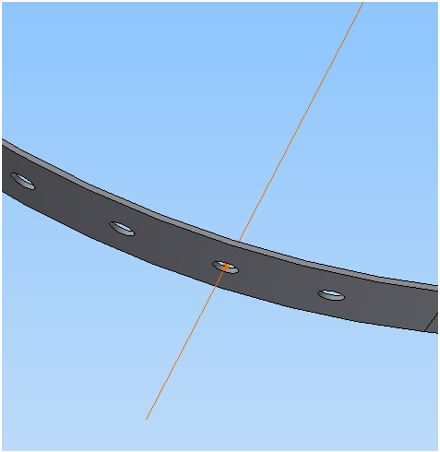 Inventor - Axis line through a curved hole – ARKANCE UK Community