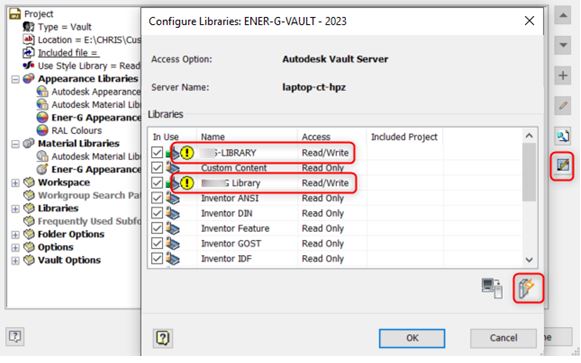 Autodesk Vault 2023 – Inventor Custom Content Libraries – ARKANCE UK ...