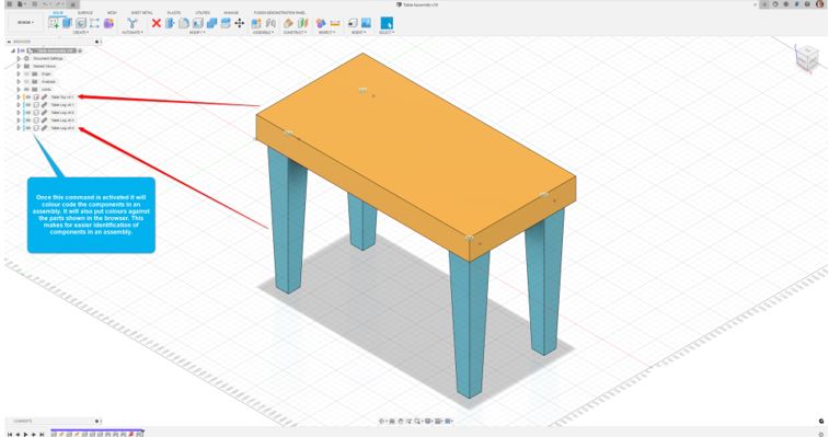 Fusion 360 - Display Component Colors – ARKANCE UK Community