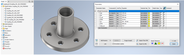 Inventor - Creating and using model states in the part environment ...