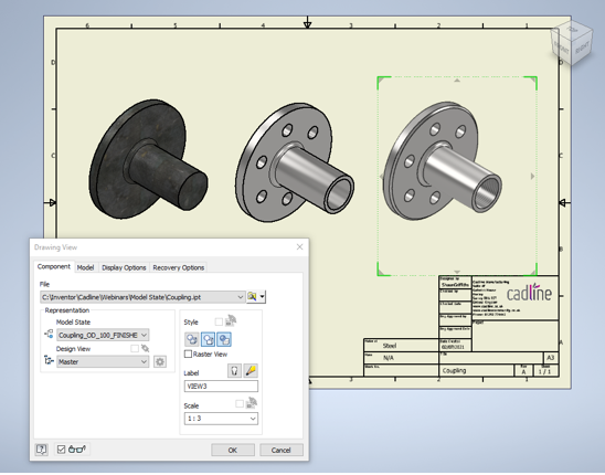 Inventor - Creating and using model states in the part environment ...