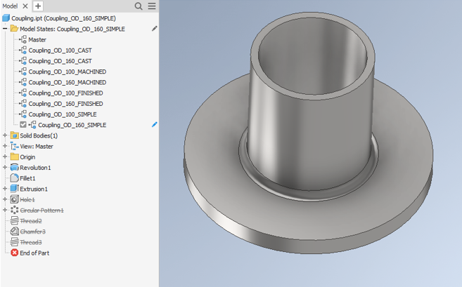 Inventor - Creating and using model states in the part environment ...