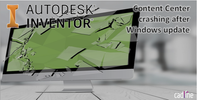 Inventor - Content Center crashing after Windows update – ARKANCE UK ...