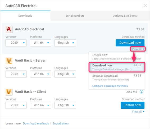 AutoCAD Electrical 2019 – Installing from The Autodesk Desktop App ...