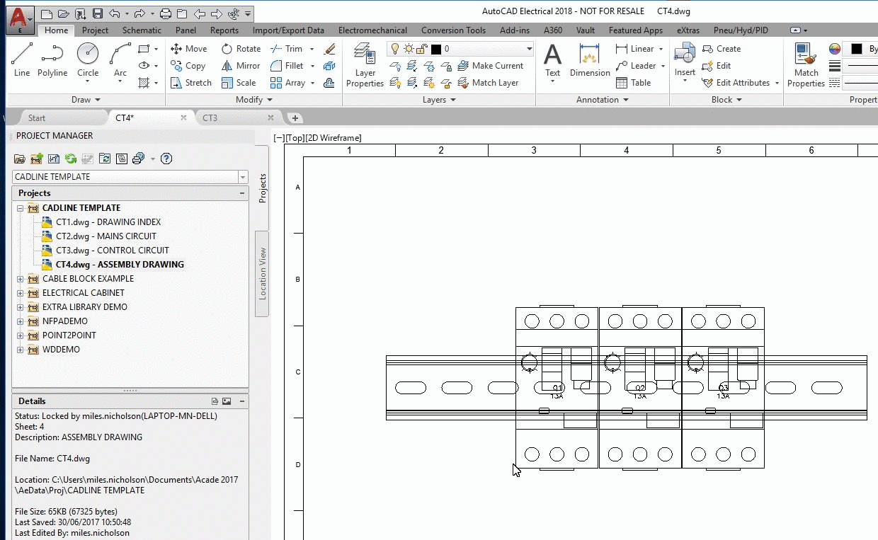 AutoCAD Electrical 2018 – Displaying Objects in the Correct Order ...