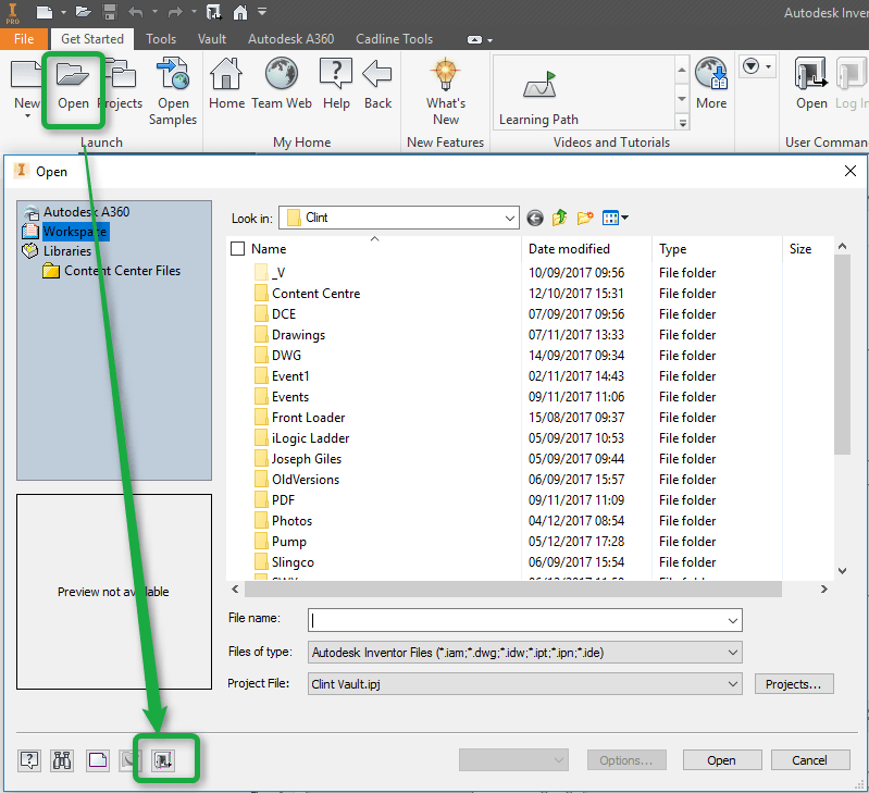 Inventor Quick Tip - Opening Vaulted Files – ARKANCE UK Community