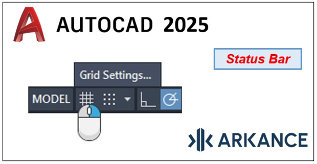 AutoCAD 2025: The Status Bar – ARKANCE UK Community