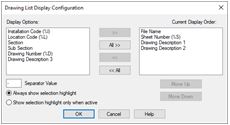 AutoCAD Electrical 2020 : Drawing List Display Config – ARKANCE UK ...