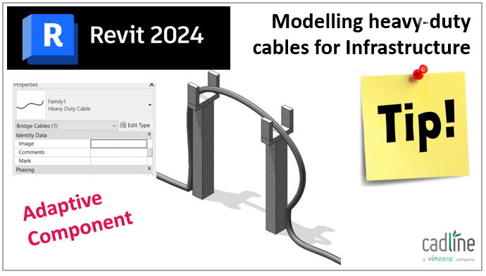 Revit Tip: Modelling Heavy Duty Cables or Wires using Adaptive ...