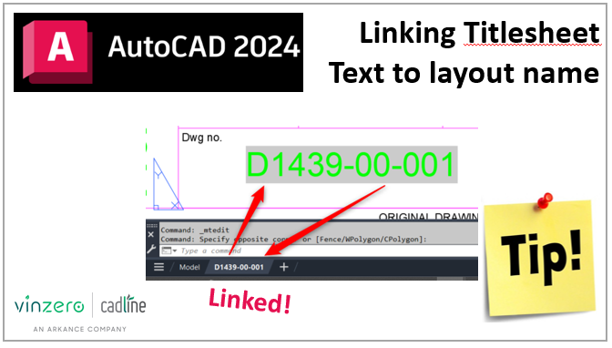 AutoCAD Tip: Linking Title sheet Text to a Layout Name – ARKANCE UK ...