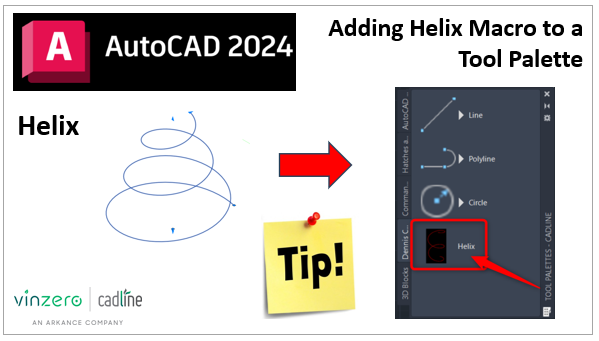 AutoCAD Tip: Adding Custom Helix Creation Macro to a Tool Palette ...