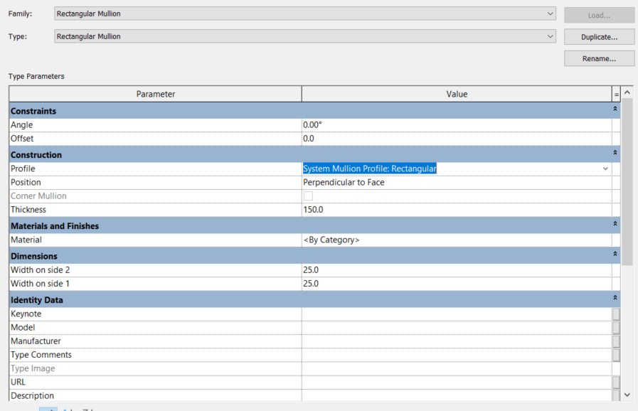 Revit Tip: Creating a Detailed Curtain Wall Mullion Family – ARKANCE UK ...
