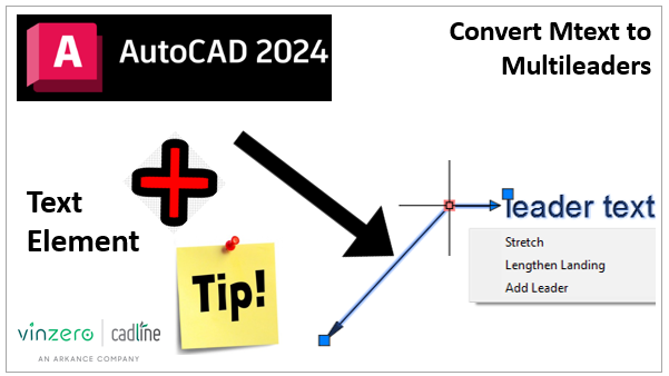 AutoCAD Tip: Convert Text to Multileader Entities – ARKANCE UK Community