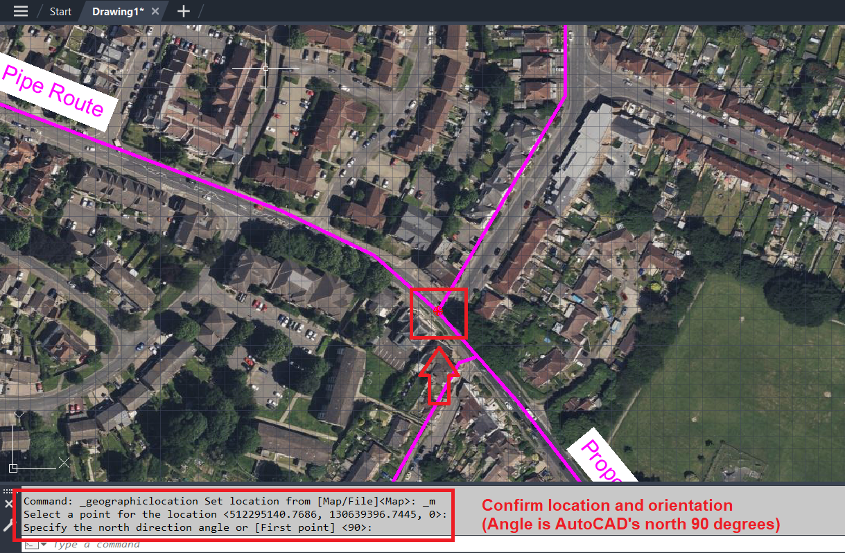 AutoCAD Tip – Overlaying Satellite Imagery onto Drawings – ARKANCE UK ...