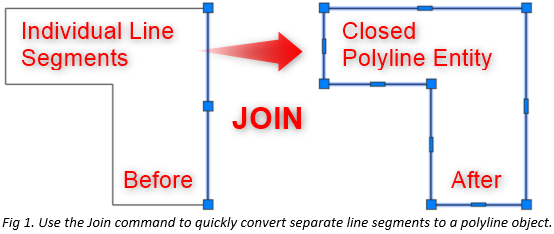 Autocad Tip Convert Lines Into Polyline Entities With Fewer Clicks 6116