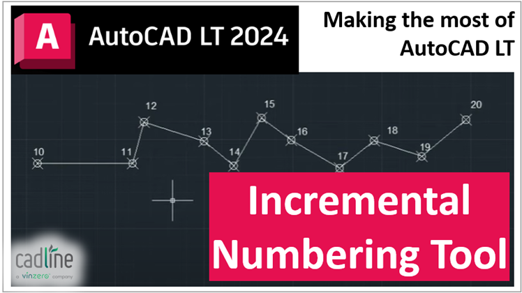 AutoCAD LT 2024 – Use LISP to create incremental sequences in drawings – ARKANCE UK Community